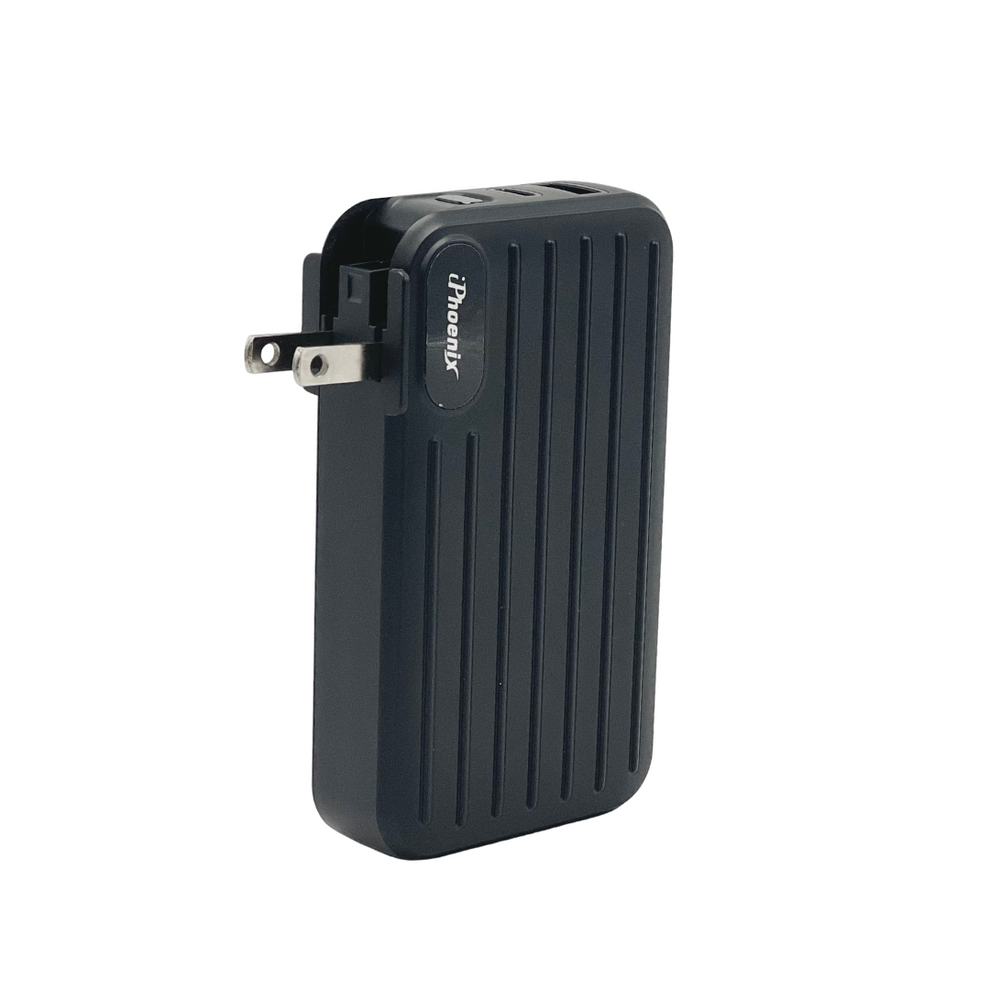IP-70 Multi Functional Charging Power Bank with AC Adapter - Black ...